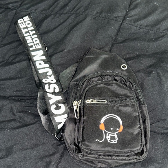 mcys&jpn limited edition | Bags | Black Belt Bag With Character Print ...